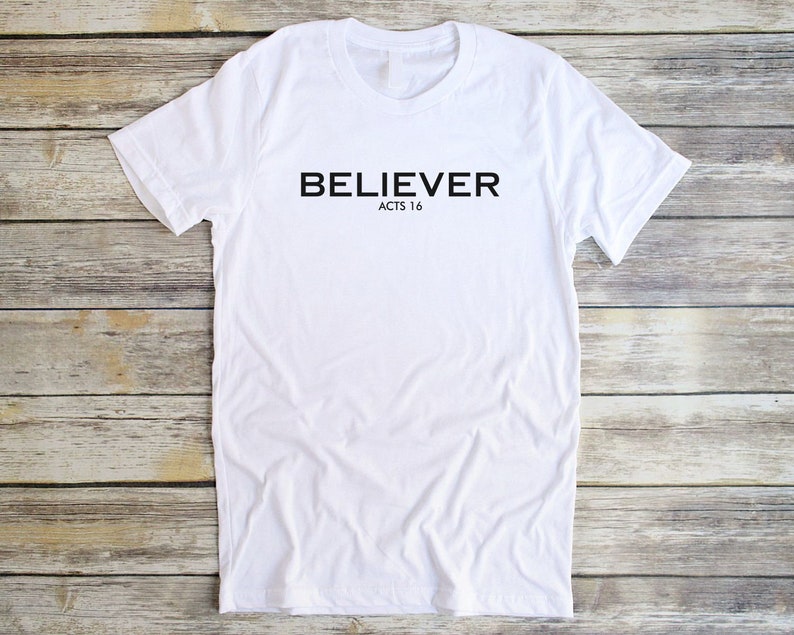 Believer Shirt Unisex Christian T Shirts Christian Shirts for Men Bible ...