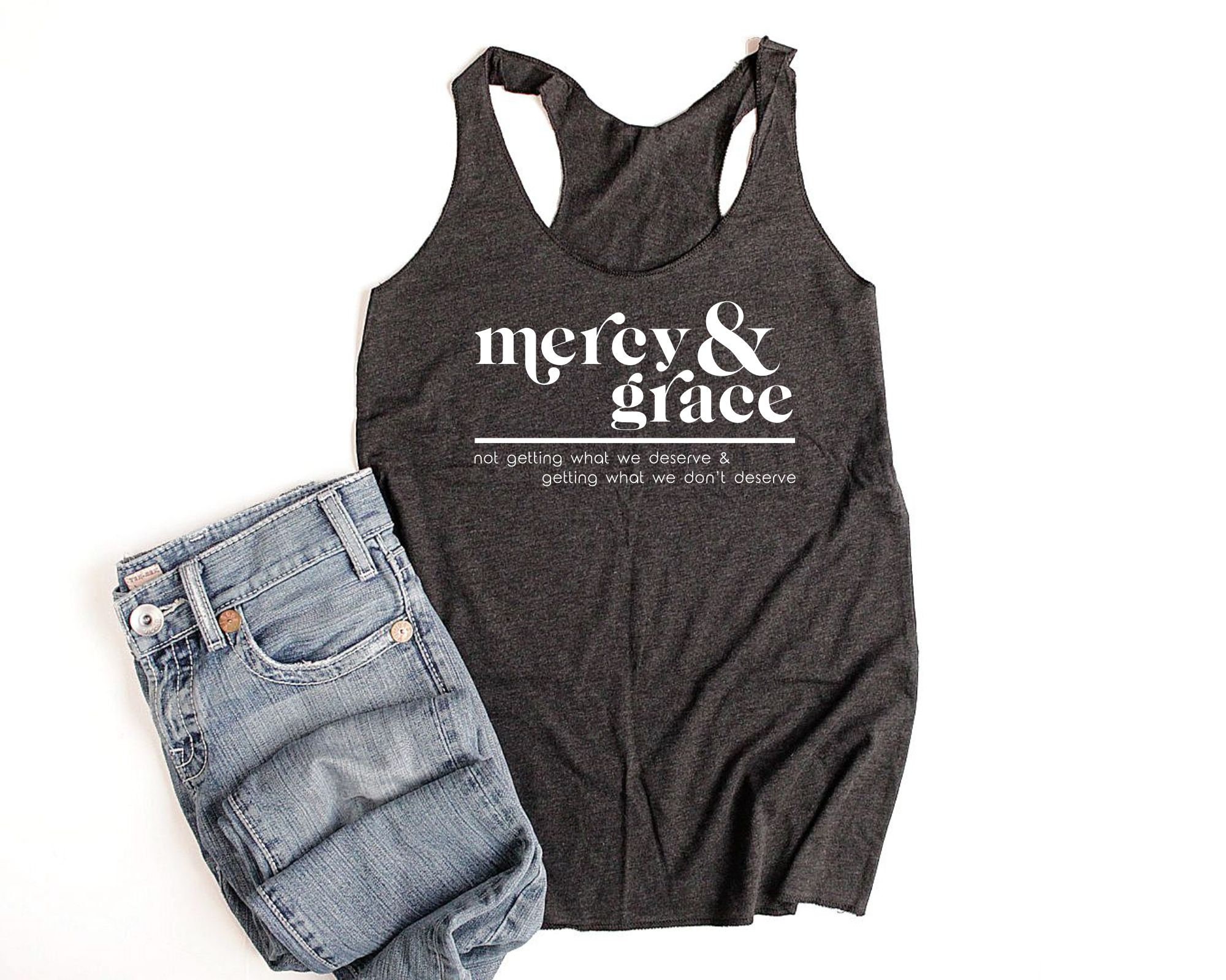 Mercy & Grace Tank Top Definition Tank Women Christian Tank - Etsy.de