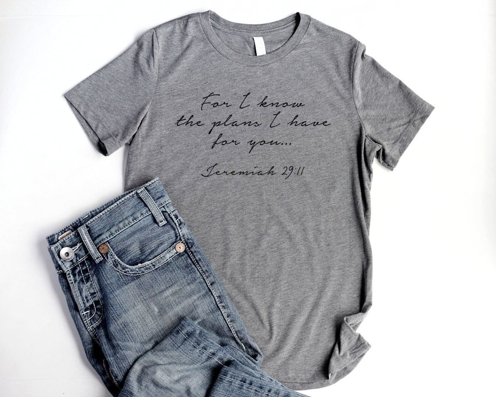 Jeremiah 29:11 Christian T Shirts for Women for I Know the Plans I Have ...