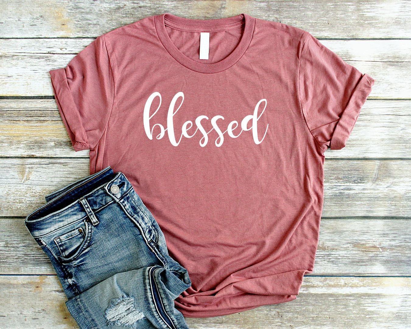Blessed Tshirt Women Unisex Thanksgiving Shirt Women Christian | Etsy