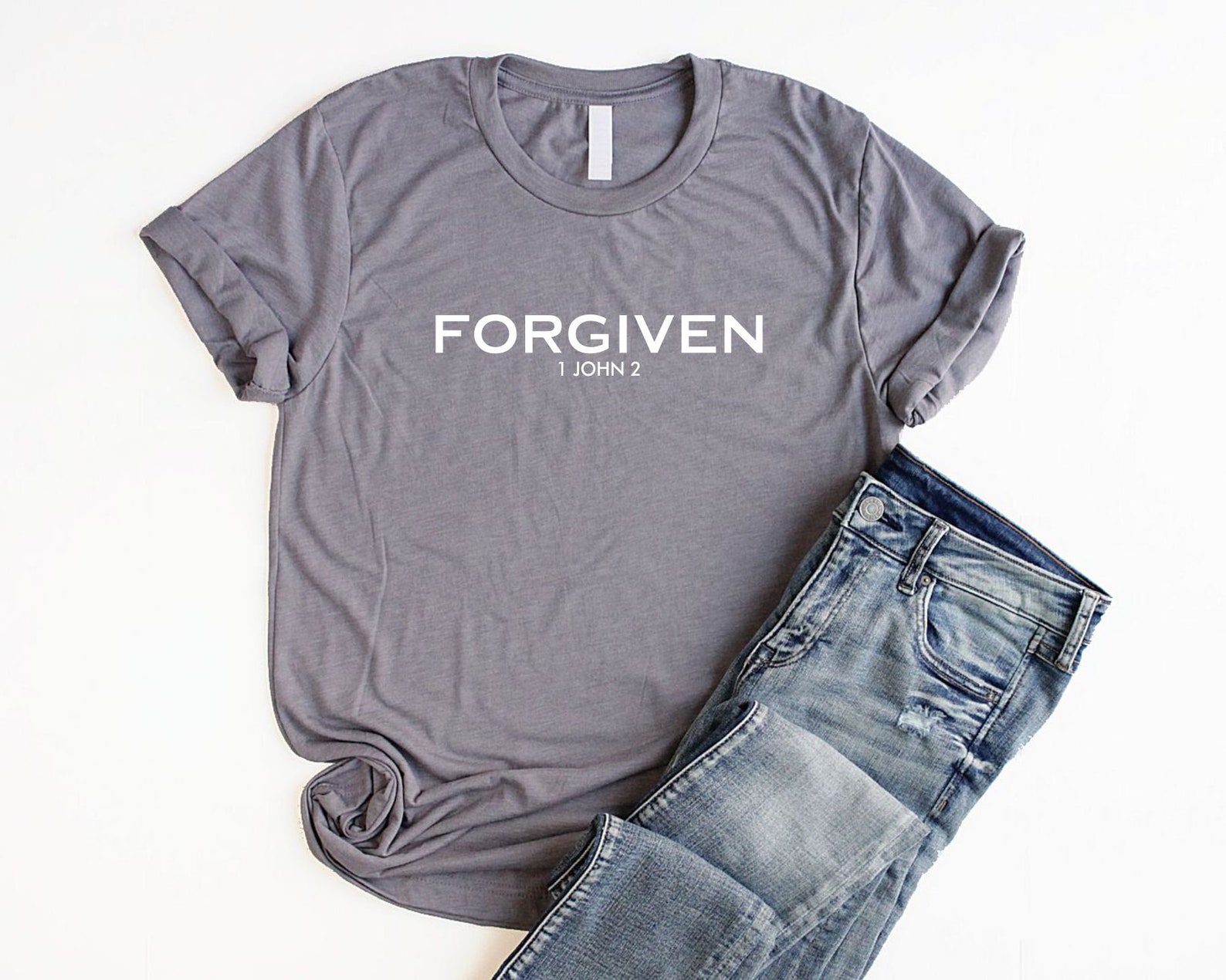 Forgiven Shirt Unisex Christian T Shirts Forgiven Christian - Etsy