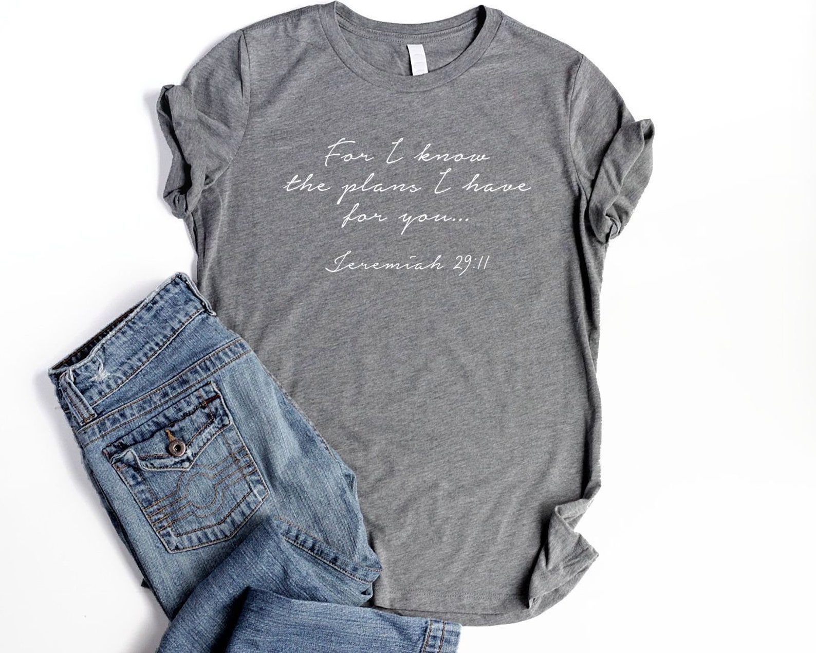 Jeremiah 29:11 Christian T Shirts for Women for I Know the Plans I Have ...
