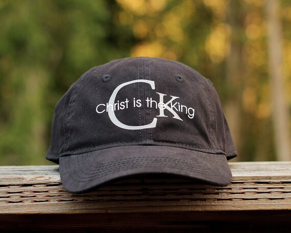 Christ is the King Christian Baseball Cap Classic Dad Hat Mens - Etsy