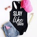 Slay Like David Christian Tank Tops Women Christian Tanks for Women ...