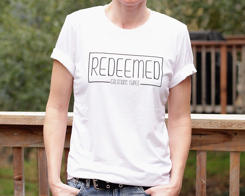 Redeemed Shirt Unisex Christian T Shirts Women Bible Verse Shirt Women ...