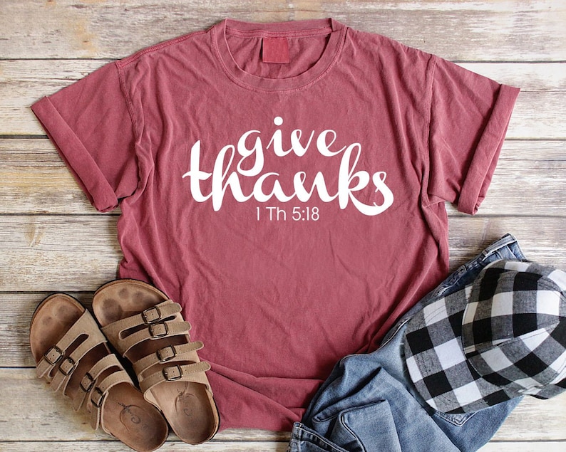 Give Thanks Shirt Unisex Thanksgiving Shirts Women Fall Shirt - Etsy