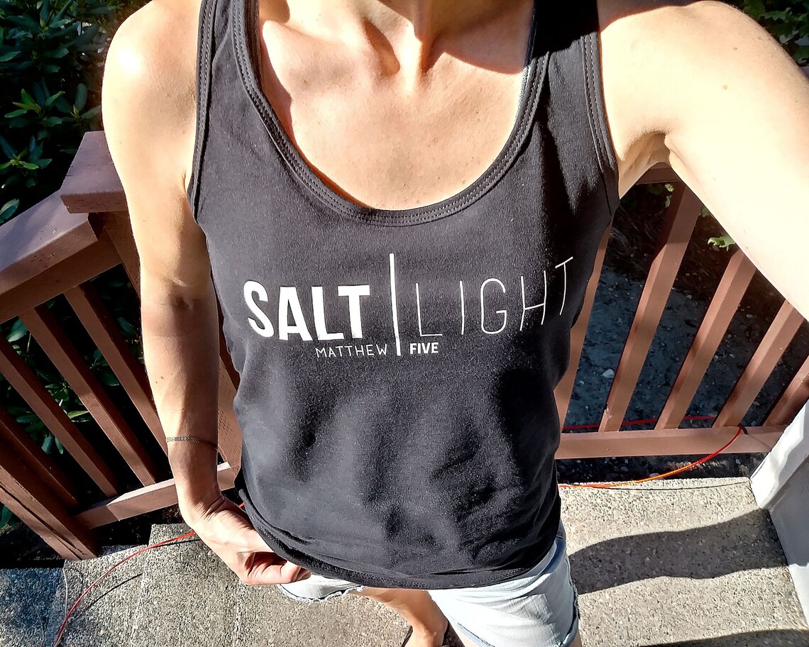 Salt and Light Christian Tank Tops Women Christian Tanks for - Etsy