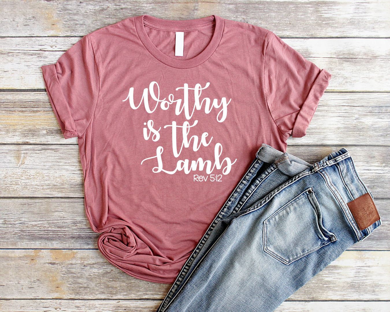 Worthy is the Lamb Christian T Shirts for Women Unisex Christian Easter ...