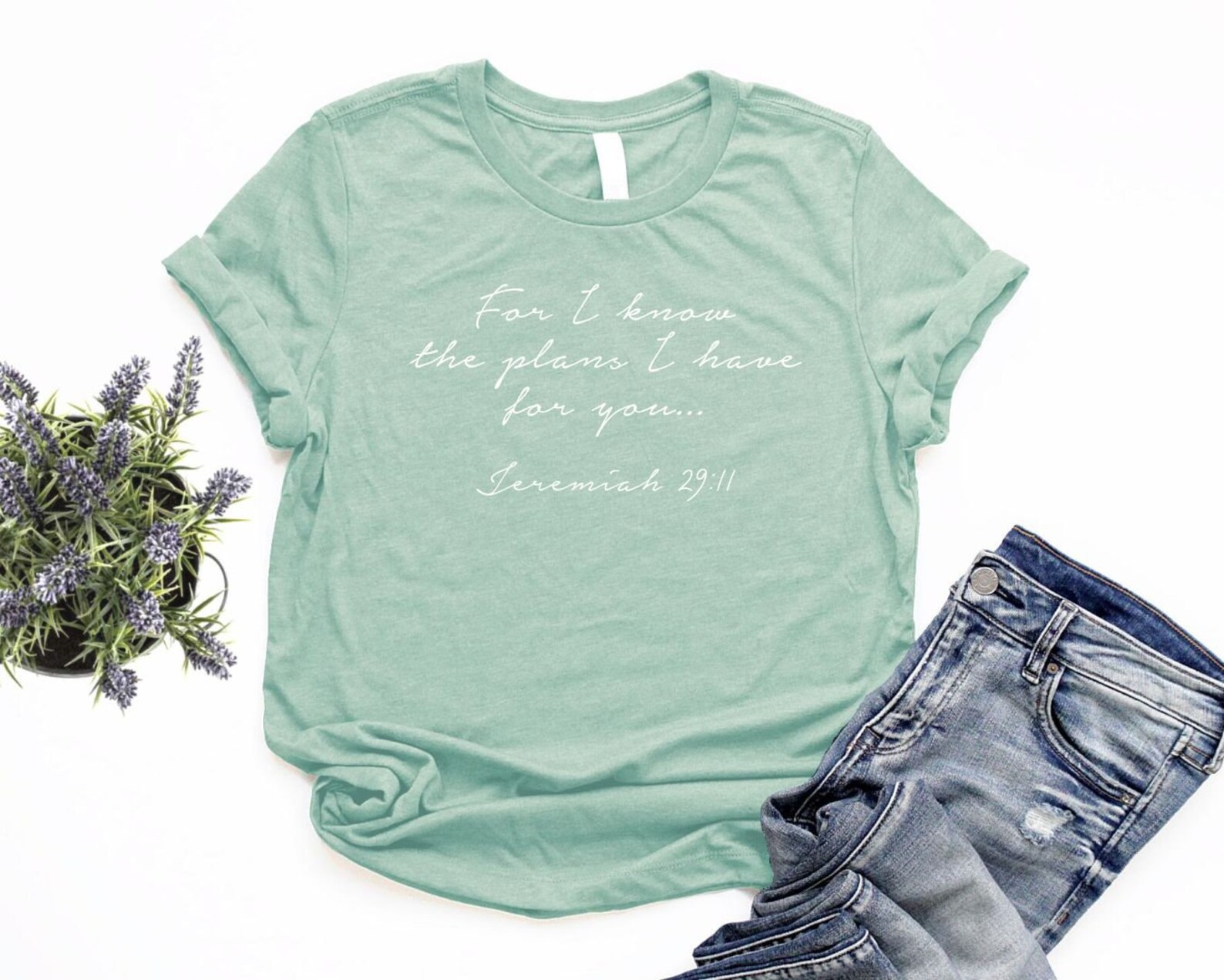 Jeremiah 29:11 Christian T Shirts for Women for I Know the Plans I Have ...