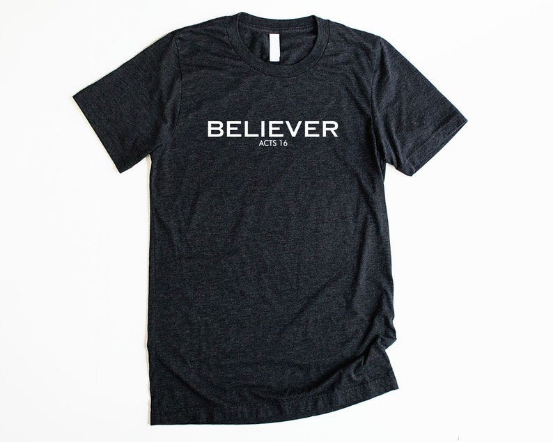 Believer Shirt Unisex Christian T Shirts Christian Shirts for Men Bible ...