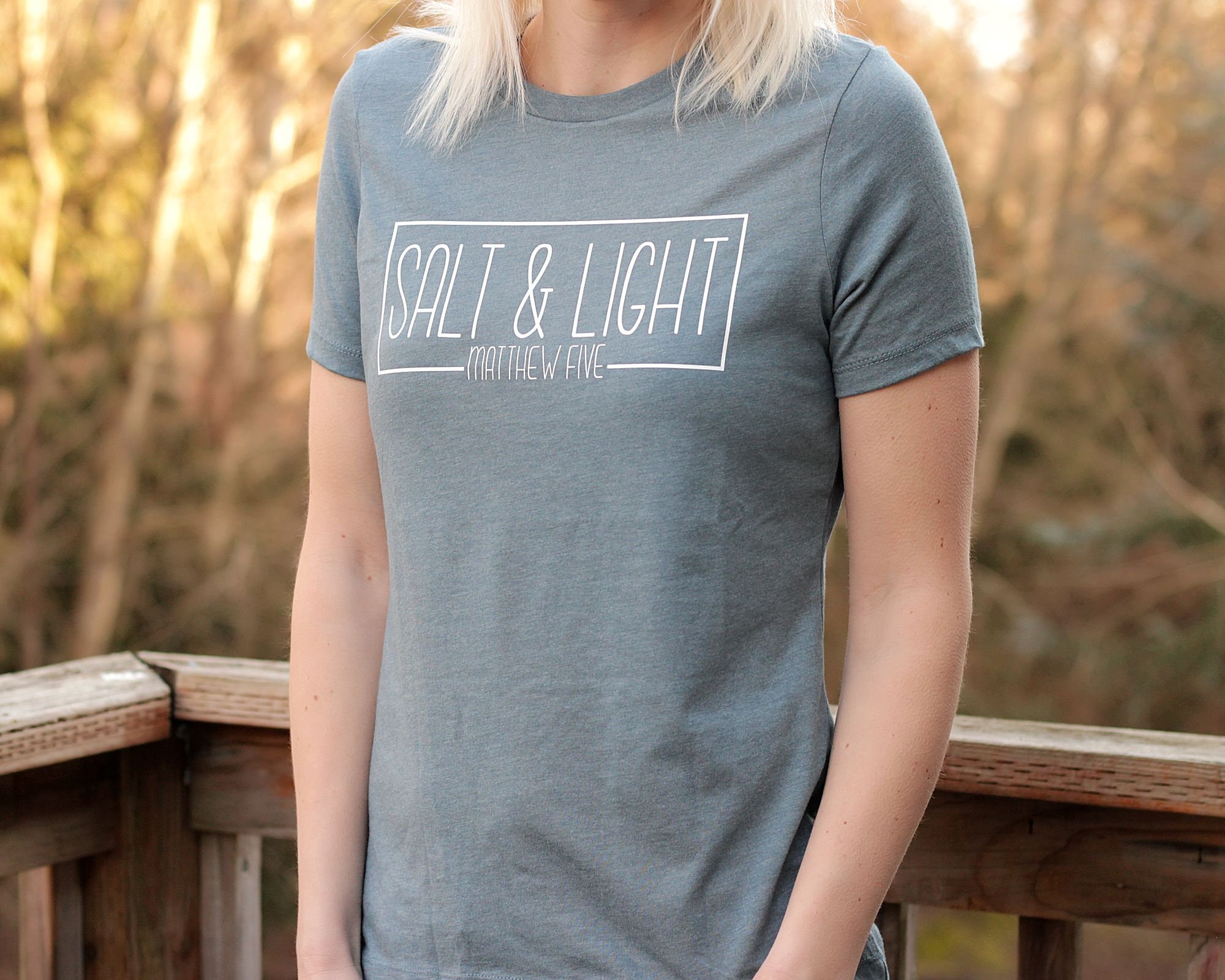 Salt and Light Shirts for Women Christian Relaxed Shirts | Etsy