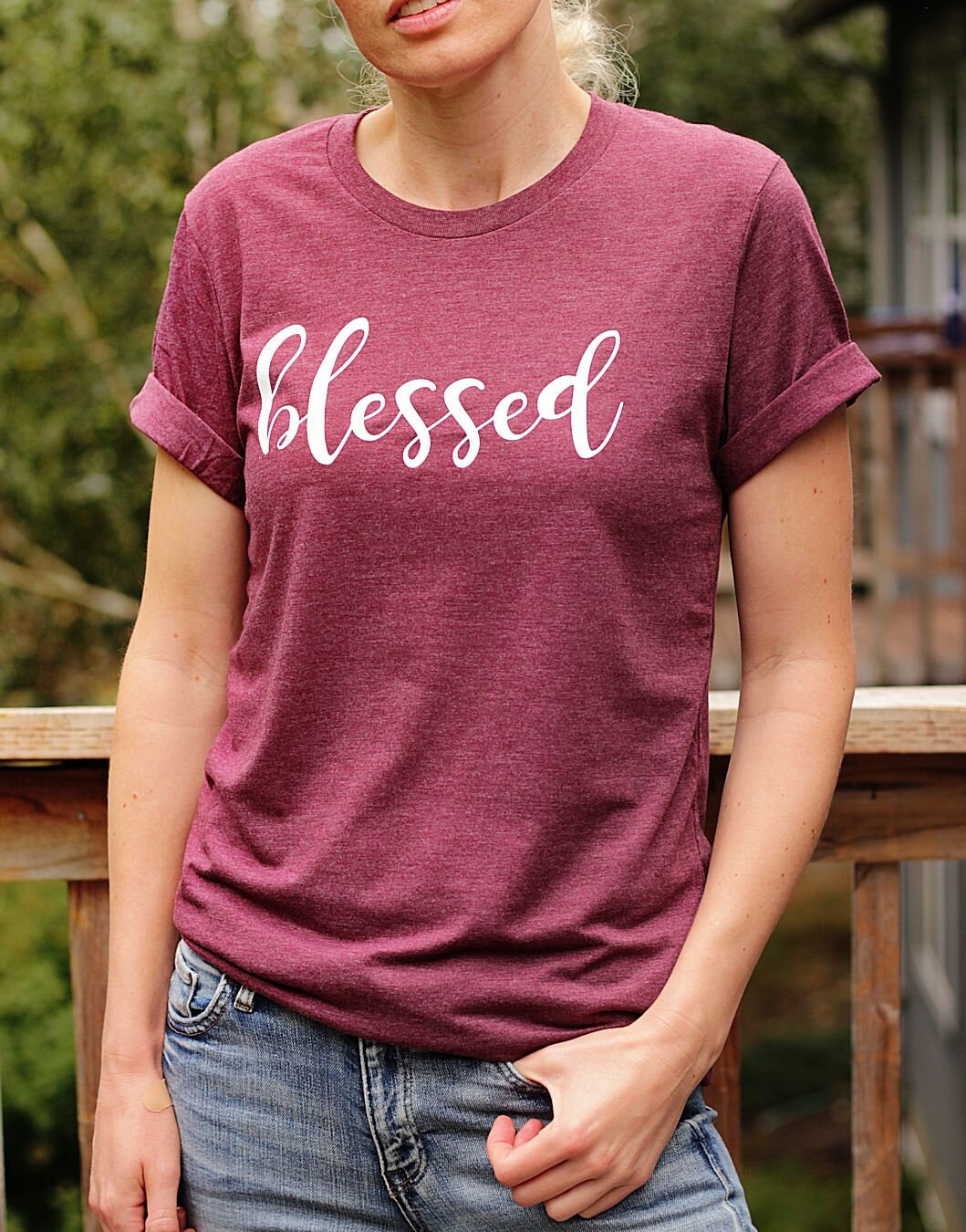 Blessed Tshirt Women Unisex Thanksgiving Shirt Women Christian | Etsy