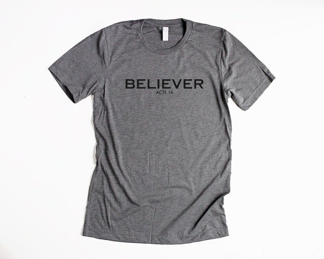 Believer Shirt Unisex Christian T Shirts Christian Shirts for Men Bible ...