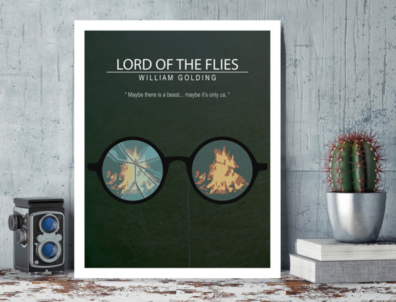 Lord of the Flies, William Golding, Harry Hook, Minimal Movie Poster ...
