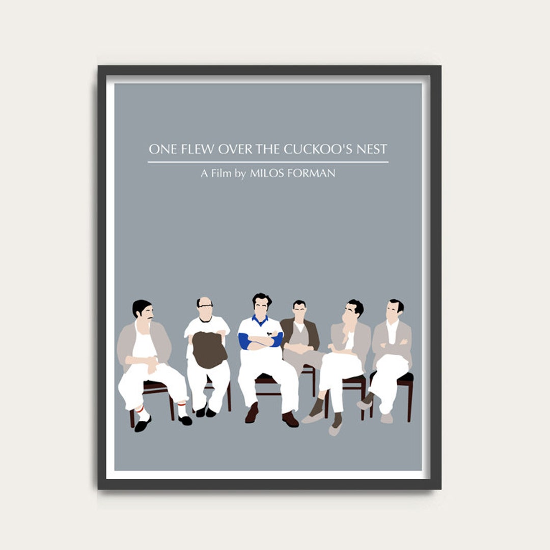 One Flew Over the Cuckoo's Nest, Miloš Forman Movie Poster, Jack ...