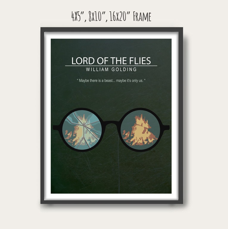 Lord of the Flies, William Golding, Harry Hook, Minimal Movie Poster ...