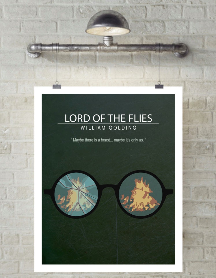 Lord of the Flies, William Golding, Harry Hook, Minimal Movie Poster ...