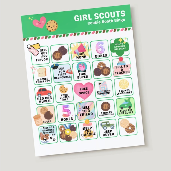 Girl Scout Cookie Booth - Etsy