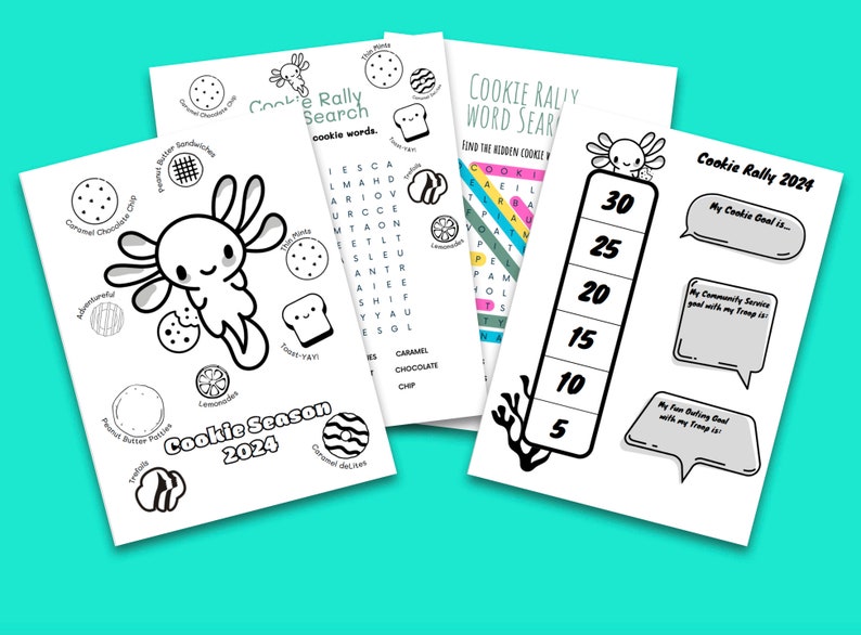 Printable ABC Bakery Girl Scouts Cookie Rally Meeting | Axolotl ...