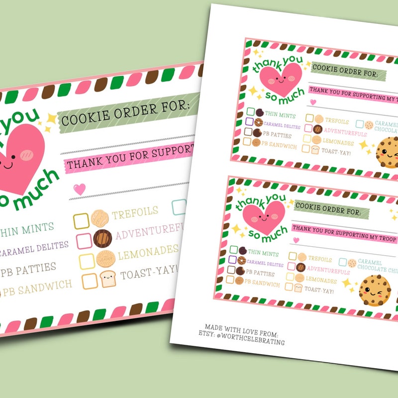 Girl Scout Cookies - Etsy