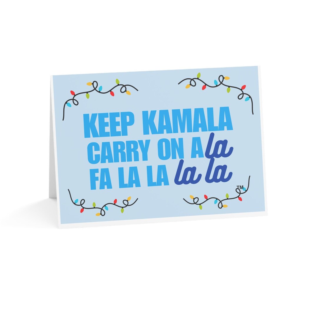 Holiday Cards, KEEP KAMALA, Kamala Harris, 10 30 50pcs, Keep Calm ...