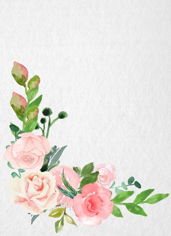 Pretty Pink Corner Borders