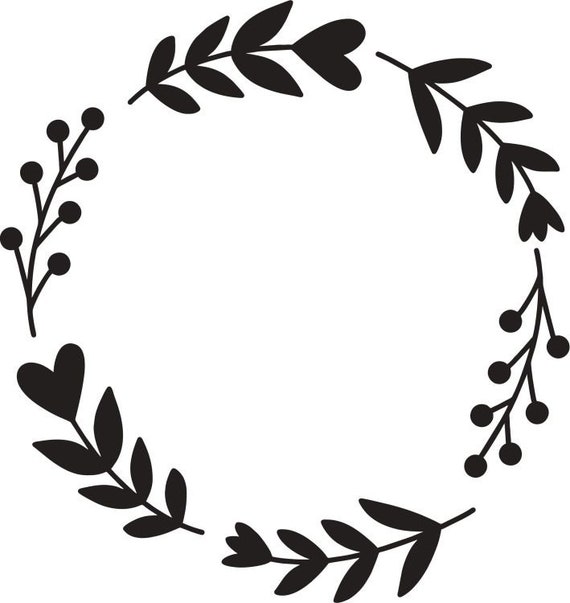 Wreath Border Clipart