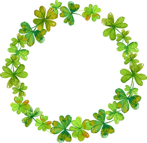 Four Leaf Clover Clip Art Border