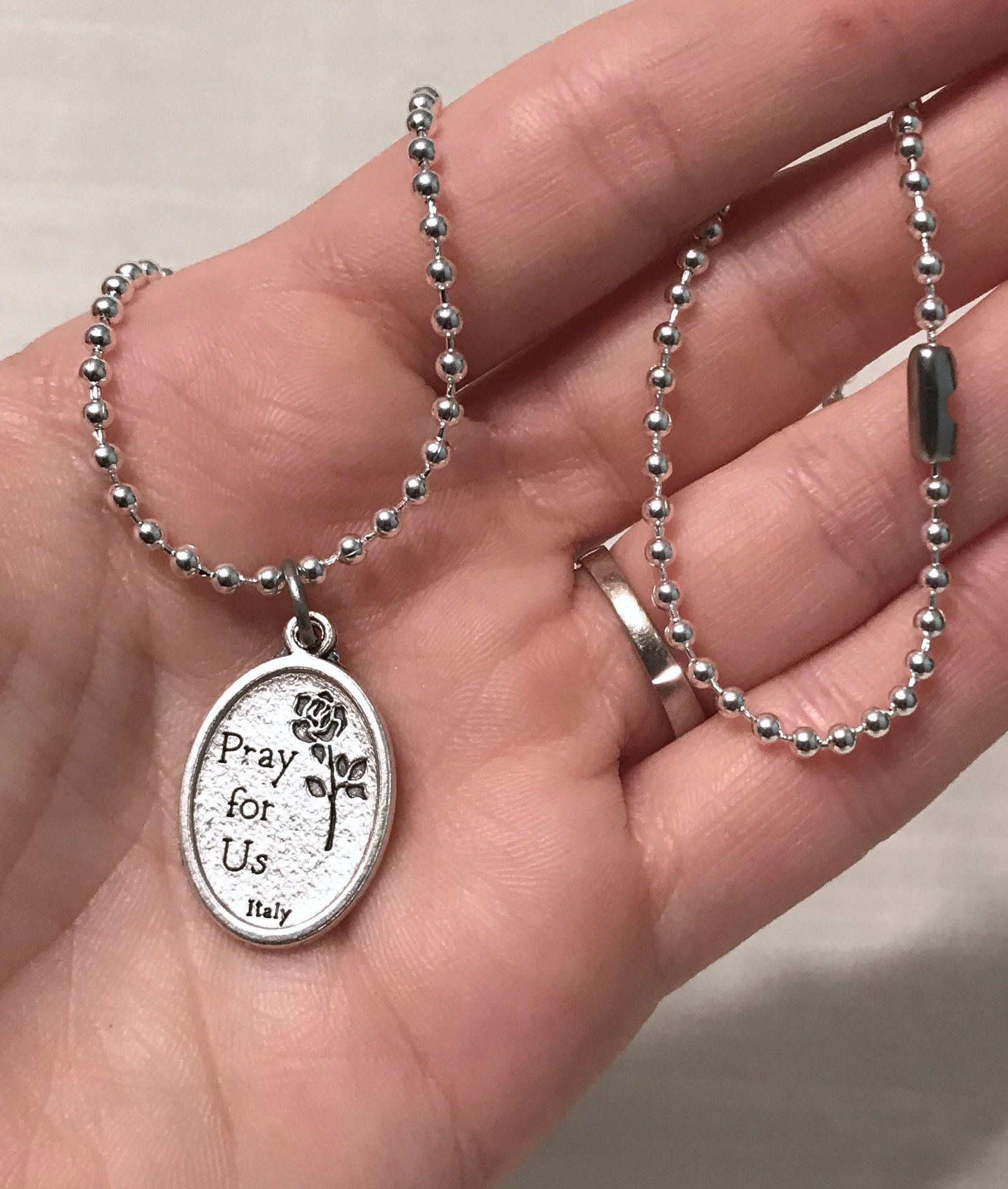 St Paul Medal Necklace Saint Paul Necklace - Etsy