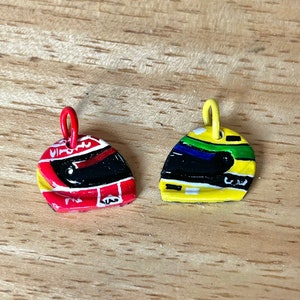 Handpainted F1 Helmet Charms - Etsy