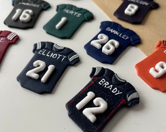 Magnet Player of Your Choice! Soccer (football) Jersey, Hand Painted - Etsy