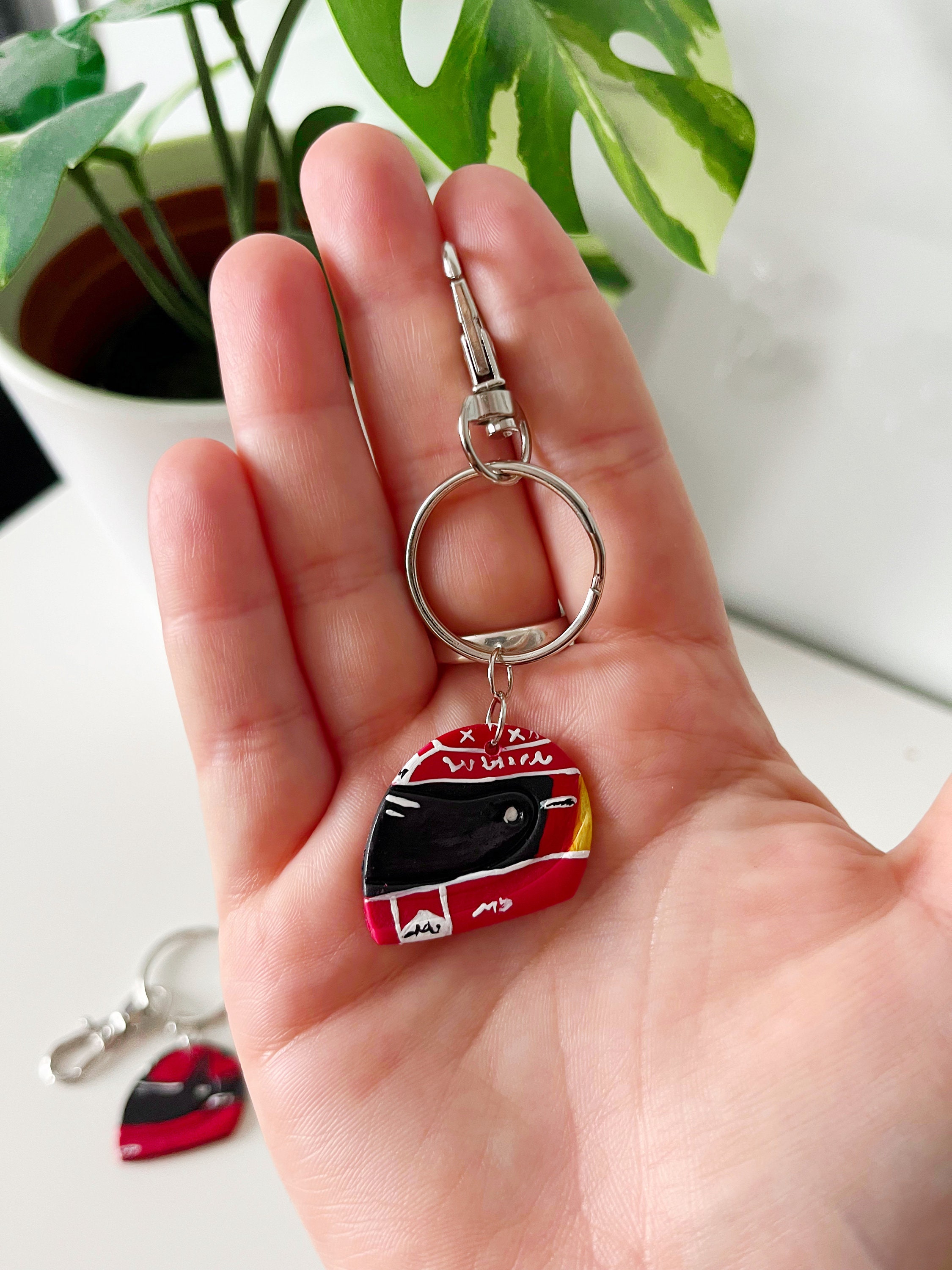 Keychain Driver of Your Choice! F1 Helmet - Etsy