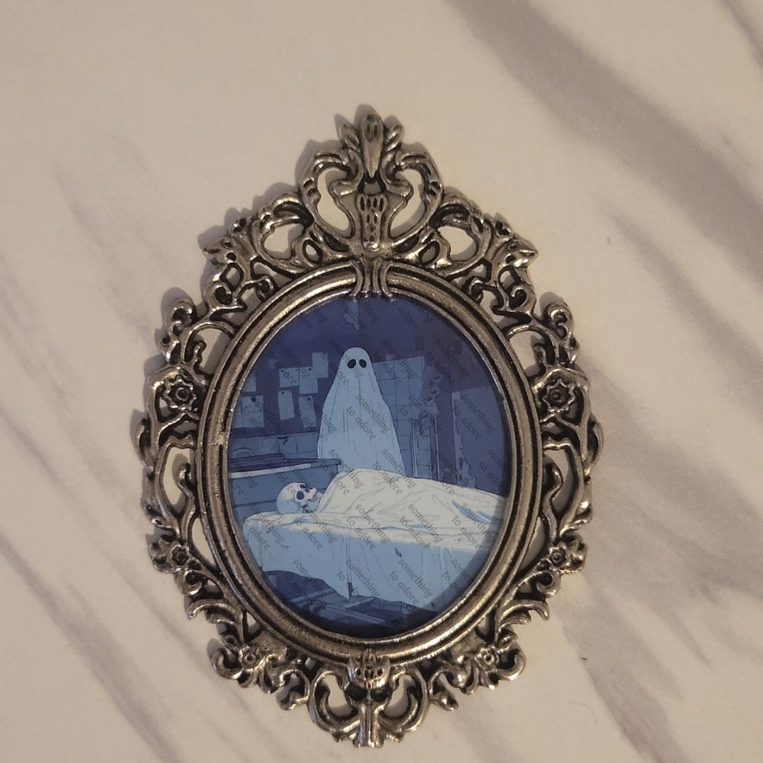 Tiny Baroque Framed Morgue Ghost Portrait 2x3 Inches - Etsy