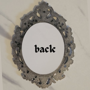 Tiny Baroque Framed Rustic Ghost Portrait 2x3 Inches - Etsy