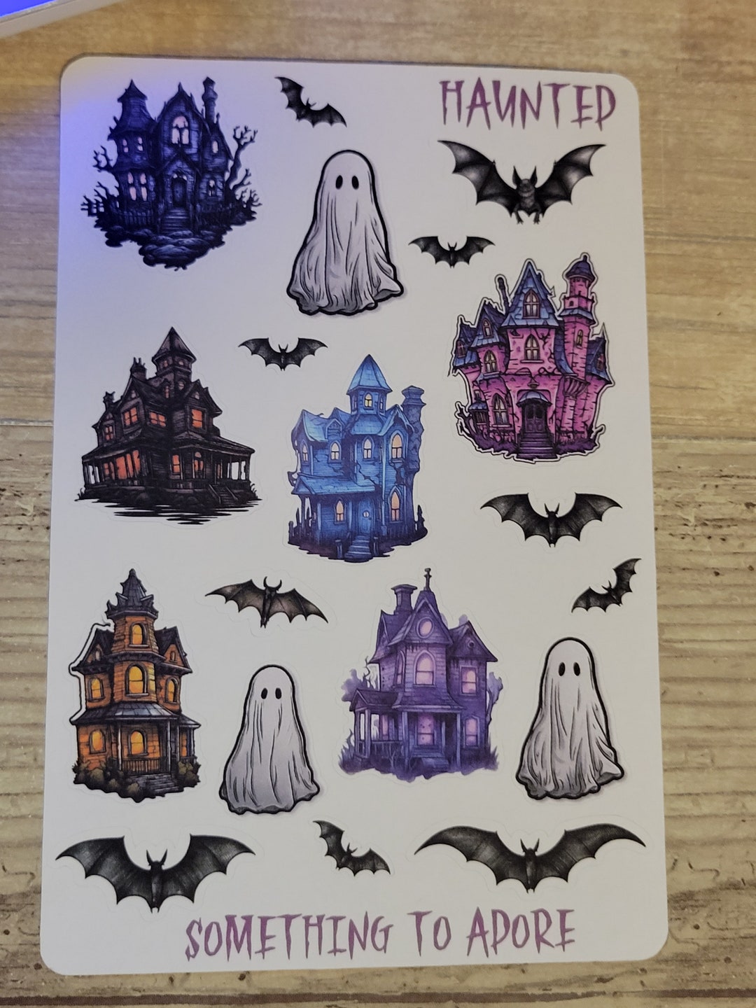 Haunted Sticker Sheet - Etsy