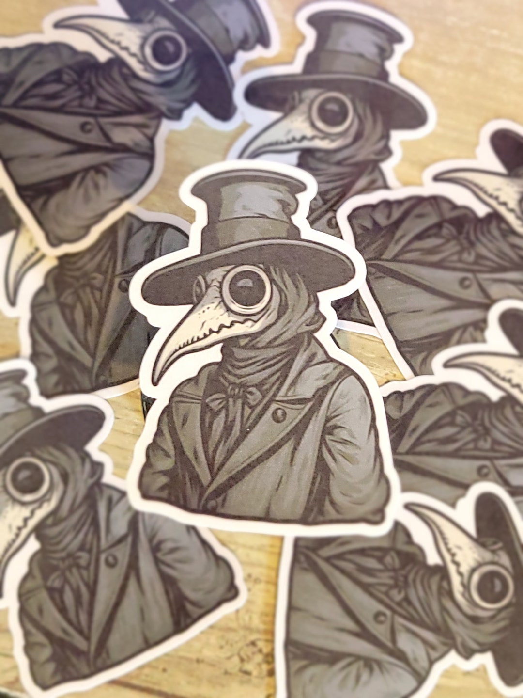 Plague Doctor Sticker - Etsy