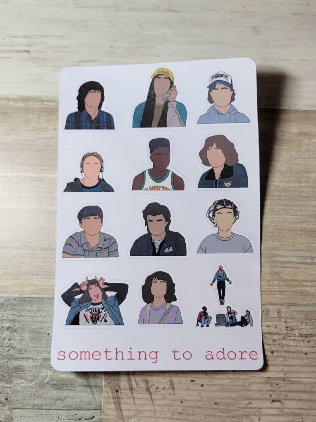 Stranger Things Sticker Sheet - Etsy