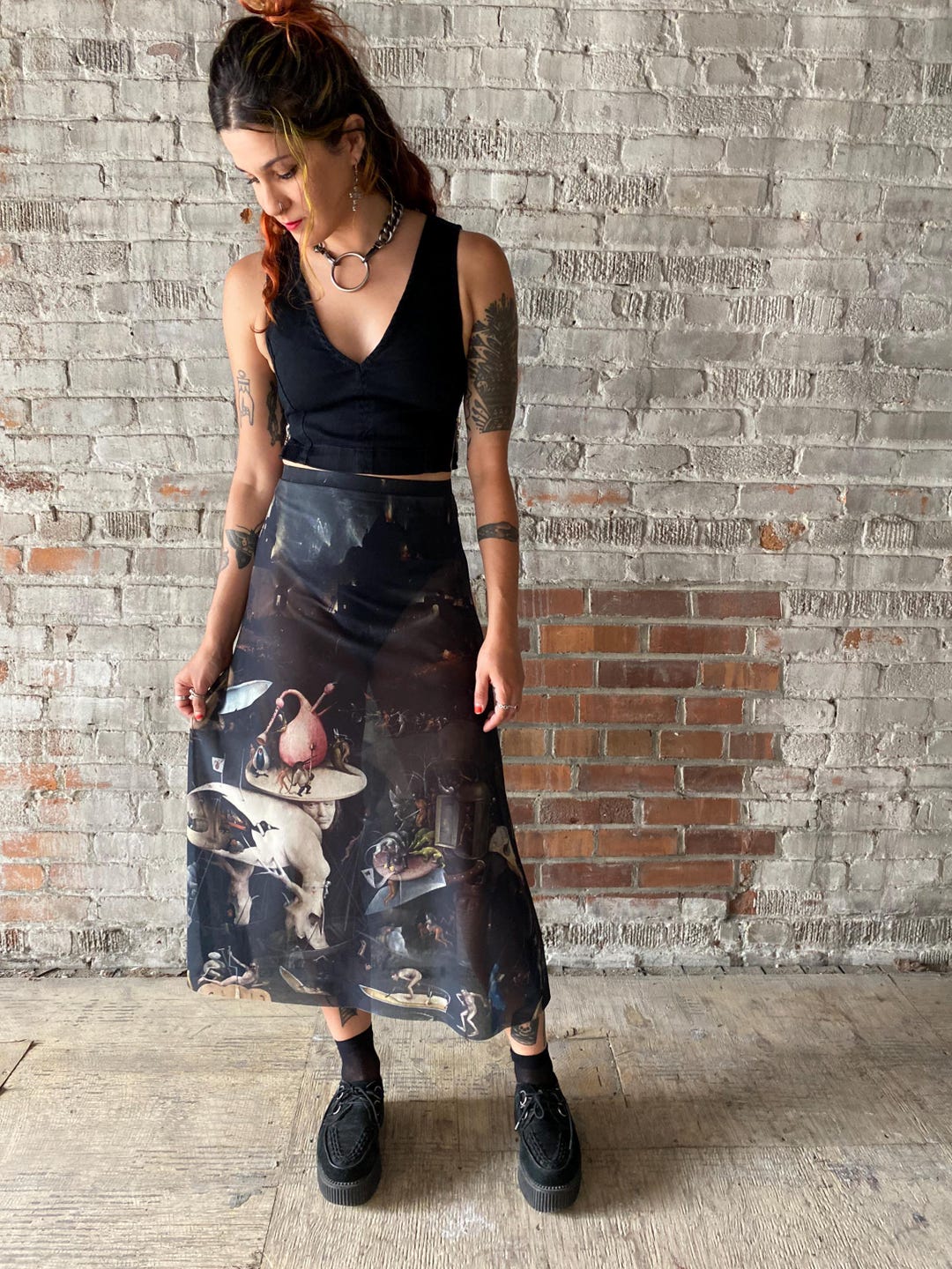 The Garden of Earthly Delights - Transparent / See Through / MESH Midi ...