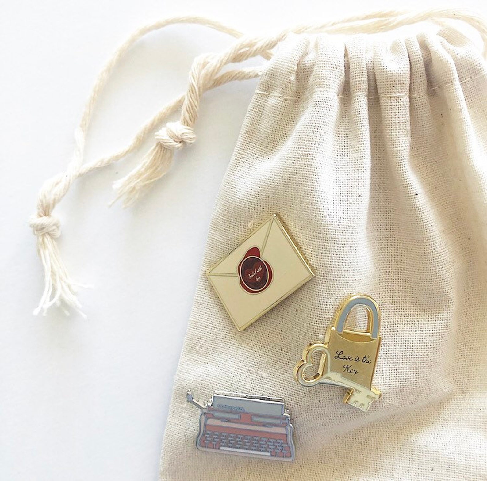 Lock and Key Enamel Pin Love is They Key Enamel Lapel Custom - Etsy