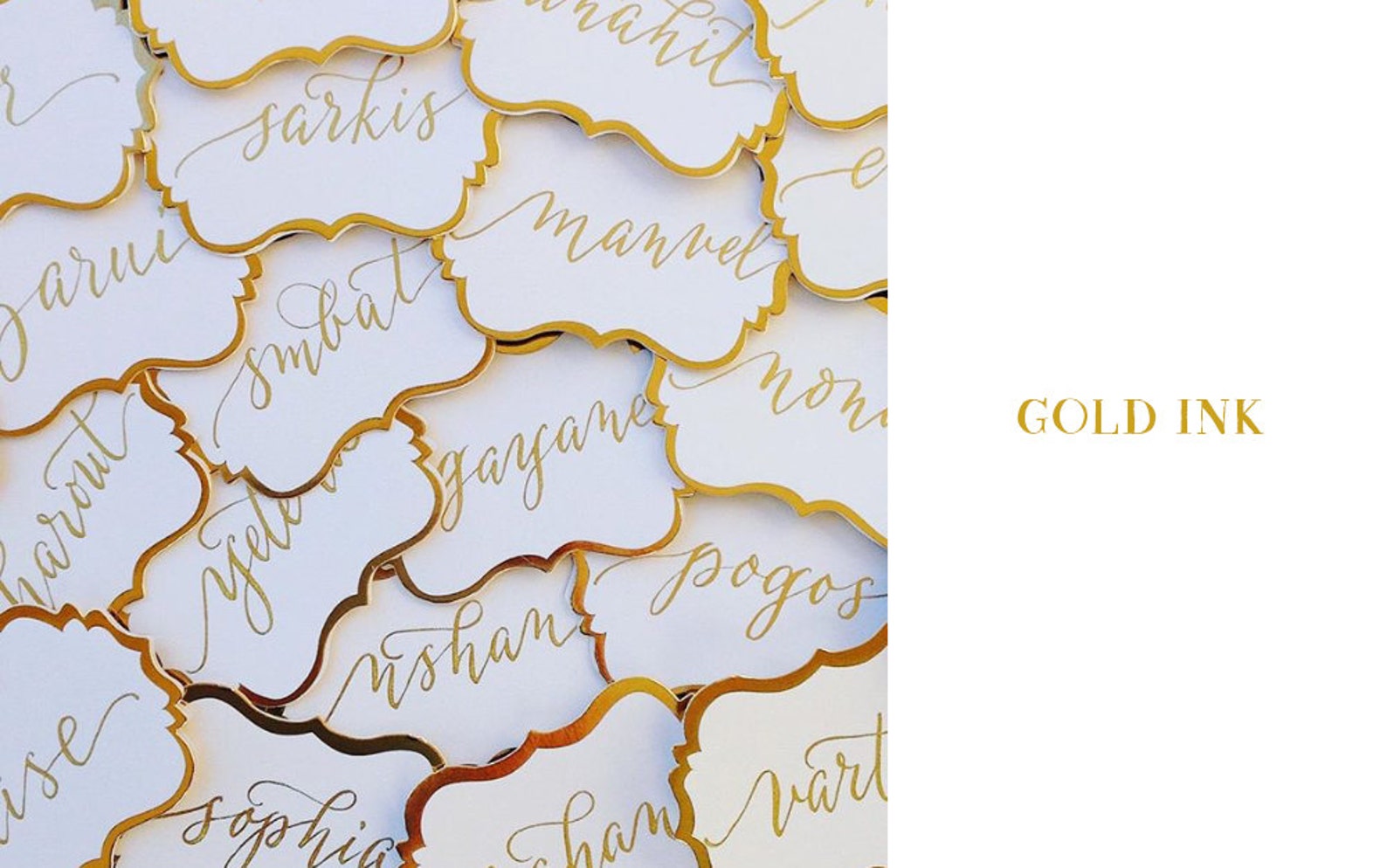 Custom Calligraphy Paper Scrolls Handwritten Party Favors - Etsy