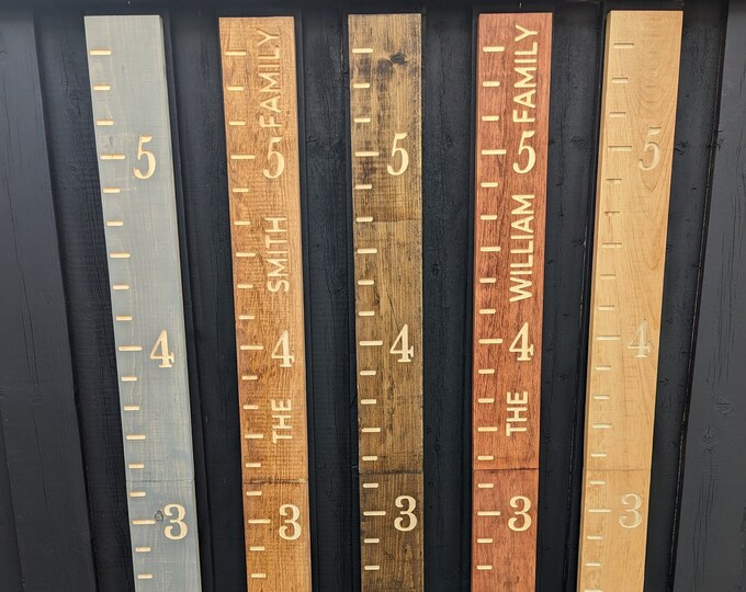 6.5 Foot Growth Chart Wall Ruler for Family and Children - Etsy