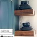Wood Floating Shelves 16-inches Deep Rustic Shelf - Etsy UK