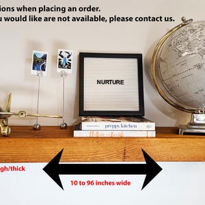 Wood Floating Shelf 1.5-inches Thick | 9-inches Deep | Rustic Shelf ...