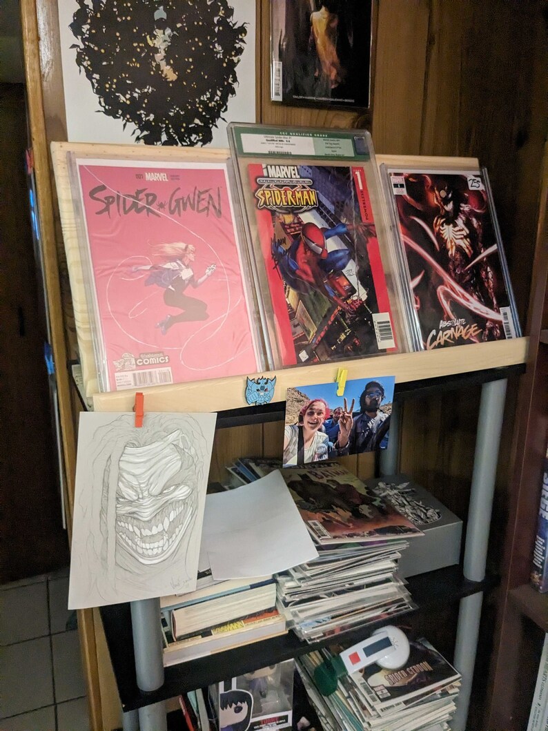 Handmade Wooden Display Stand Document Stand Comic Stand - Etsy