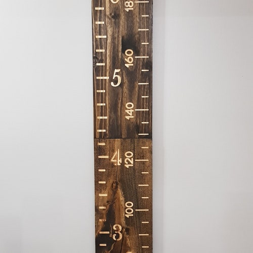 Wooden Ruler Height Chart - Etsy