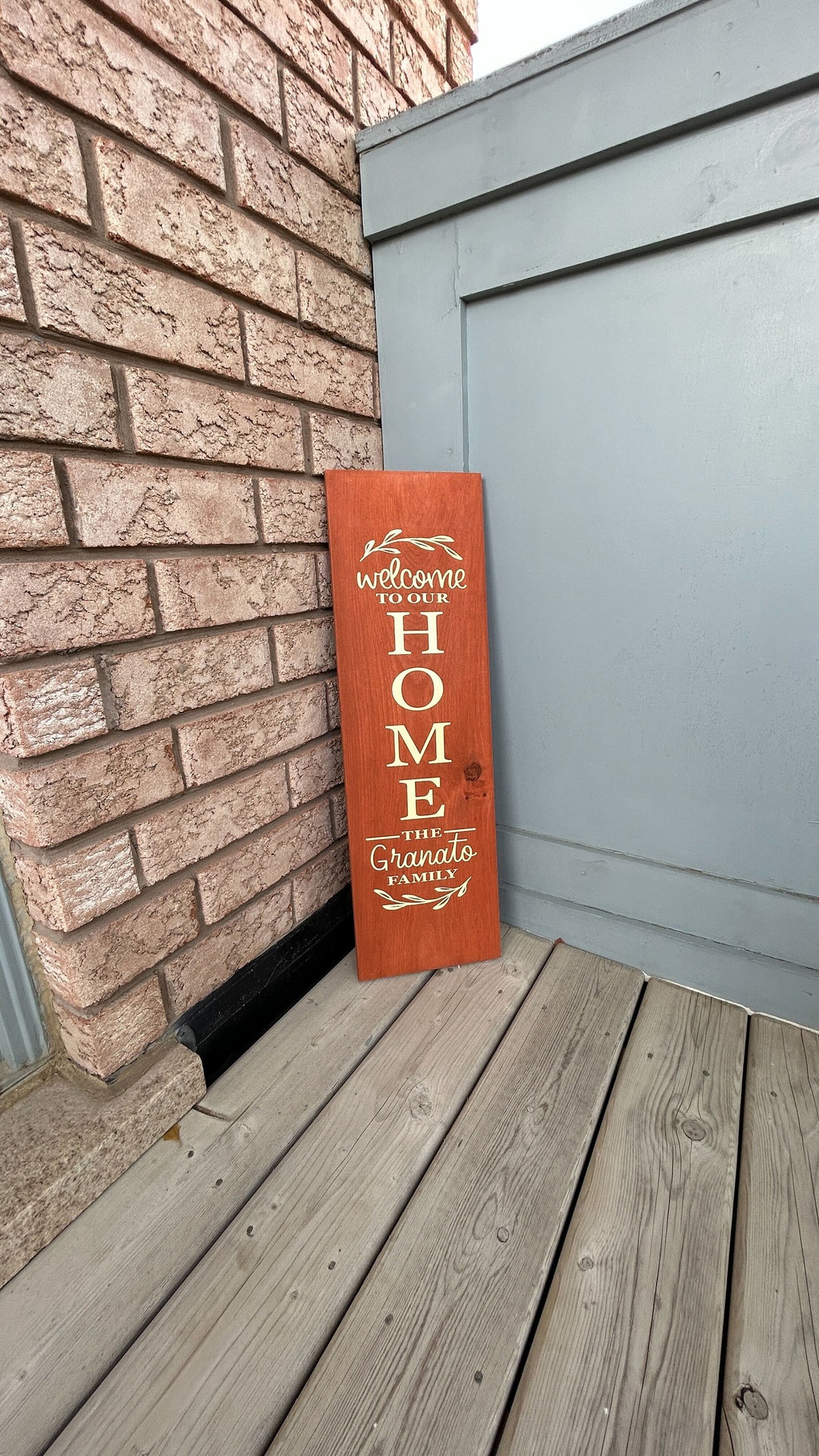 Welcome Sign Farmhouse Welcome Sign Welcome Porch Sign Front Door ...