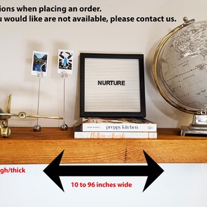 Wood Floating Shelf - 12" Deep - 3" Thick - Etsy