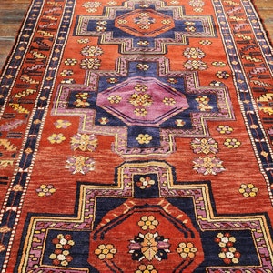 Vintage Caucasian Area Rug 7'1'' X - Etsy