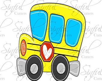Clay School Bus - Etsy