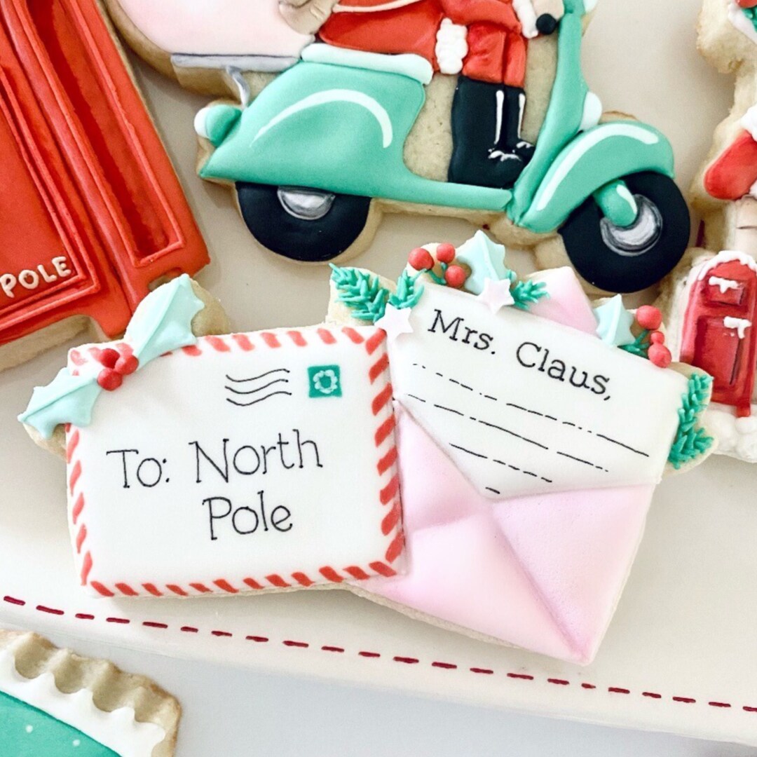 Letters to Santa Cookie Cutter STL Files: 4 Sizes Christmas Baking ...